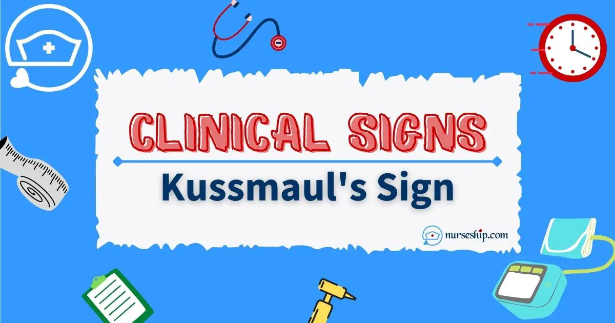 Kussmaul's Sign - Nurseship.com